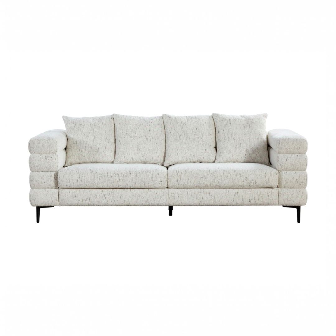 Jasper Fabric 3 Seater Sofa - Ele Living