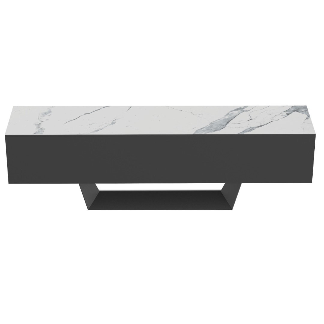 Thorin Marmo Ceramic TV Unit - Ele Living